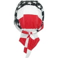 CTM Men's Cotton American Flag Do Rag Cap, Adult Size Patriotic Hat ...