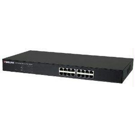 Intellinet 16-Port Fast Ethernet PoE+ Switch, 8 x PoE IEEE 802.3at/af ...