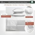 Free Shipping Pizuna 400 Thread Count White Twin Xl Sheet Set 100