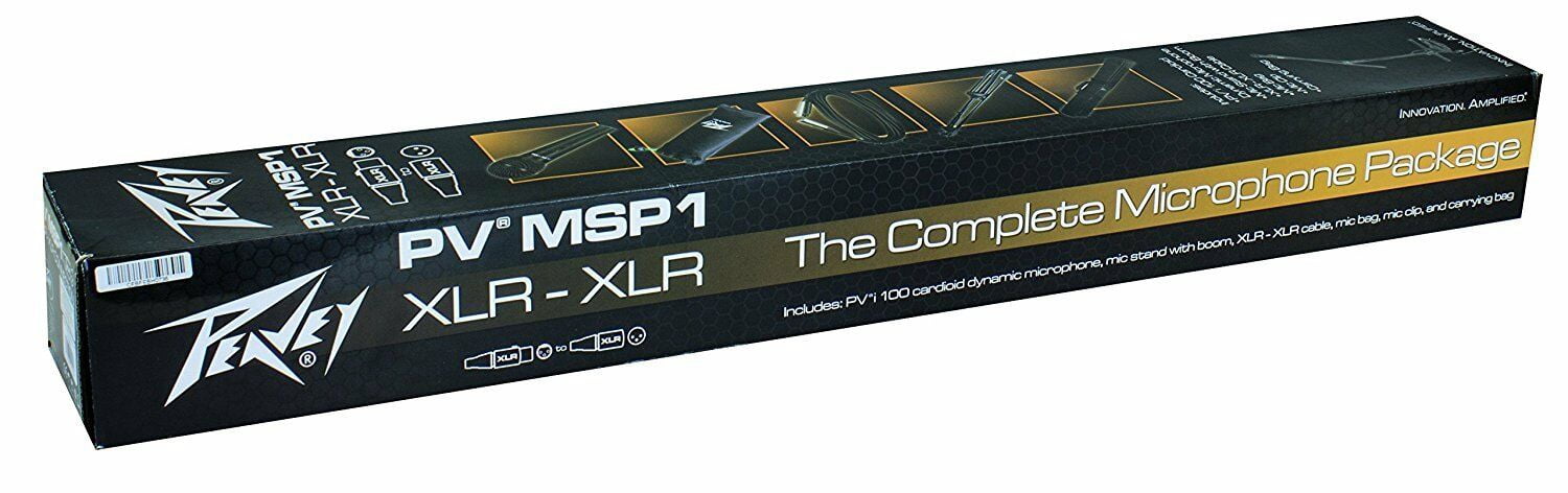 Peavey PV-MSP1 Complete Microphone and Stand Package with XLR Cable ...