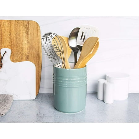 Kook Countertop Utensil Holder Crock , Teal - Walmart.com - Walmart.com
