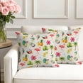 Beige Flamingos Throw Pillow Covers 20 x 20 Inch Pillow Covers Set of 4 ...
