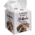 UYGDUY-Cute Dachshund Tissue Box Cover Square, Wiener Dog Cube Case for ...