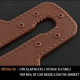 erfcxs Car Hook Car Seat Back Hook Rubber Leather Pattern ...