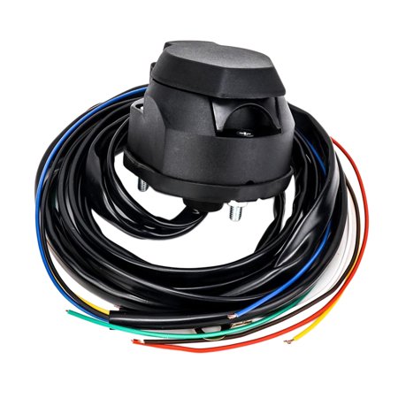 7 Pin Trailer Socket Box Extension 5ft European Car Wiring Connector ...