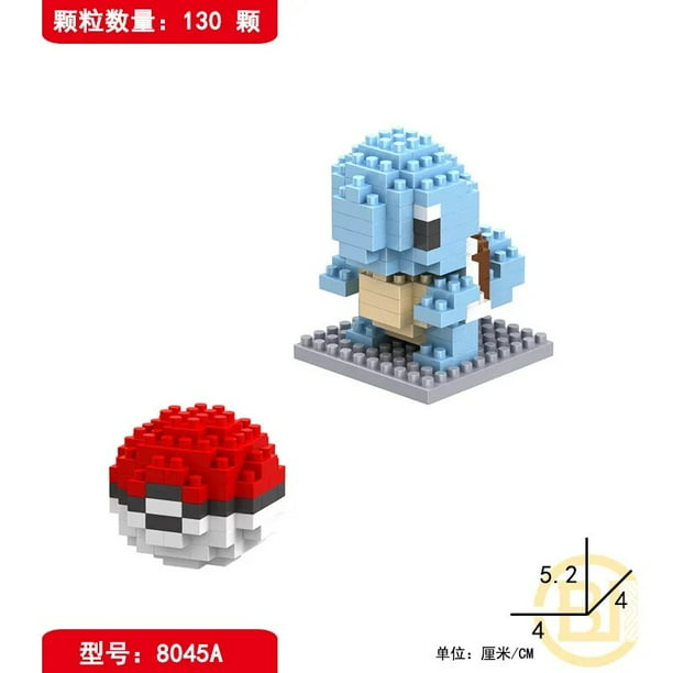 Pokemon Blocks Small Cartoon Mini Building Block Pikachu Charizard ...