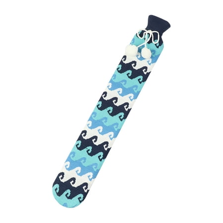 2L Extra Long Hot Water Bag Rubber Bag 72cm with Removable Cover for ...