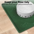 Silicone Pet Food Tray, Waterproof Dog & Cat Feeding Mat, Prevents ...