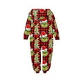 Christmas Family Pajamas Matching sets Festive Holiday Hooded Onesie ...