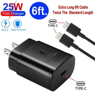 For Samsung Galaxy A14 5G SM-A146 Black 18W Fast Wall Charger + 4FT ...