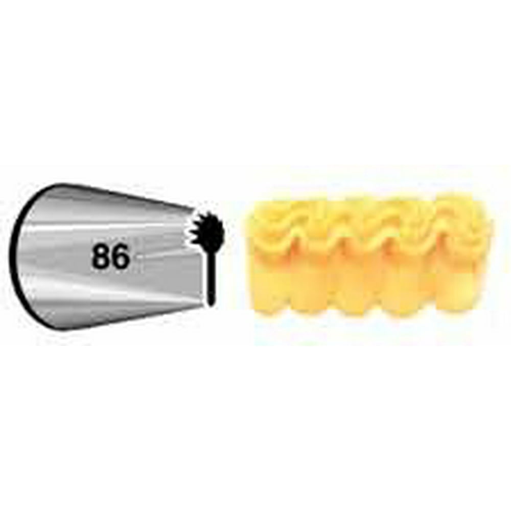 Wilton No. 86 Ruffle Decorating Tip - Walmart.com - Walmart.com