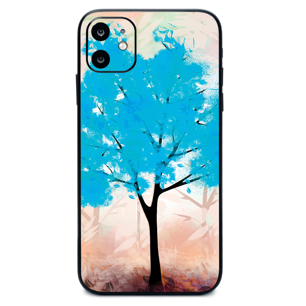 Skin Decal Wrap Compatible With Apple iPhone 11 Sticker Design Blue ...