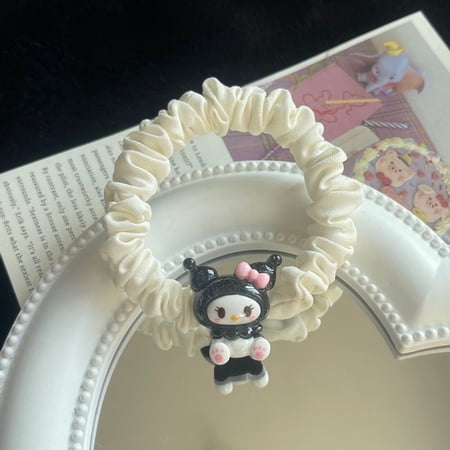 Kawaii Sanrio Hair Rope Melody Doll Anime Figure Peripheral Toys Girl ...