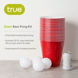 True XL Beer Pong Set with Jumbo Party Cups, Drinking Games for Adults ...