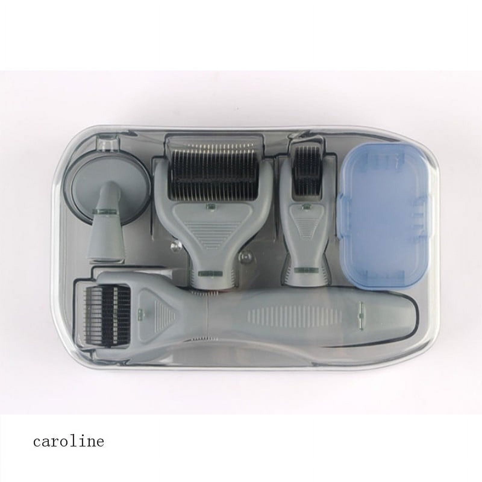 6 in 1 Derma Roller Kit for Face and Body - 0.25mm and 0.3mm Micro ...
