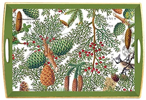 Michel Design Works Wooden Decoupage Tray, Spruce - Walmart.com