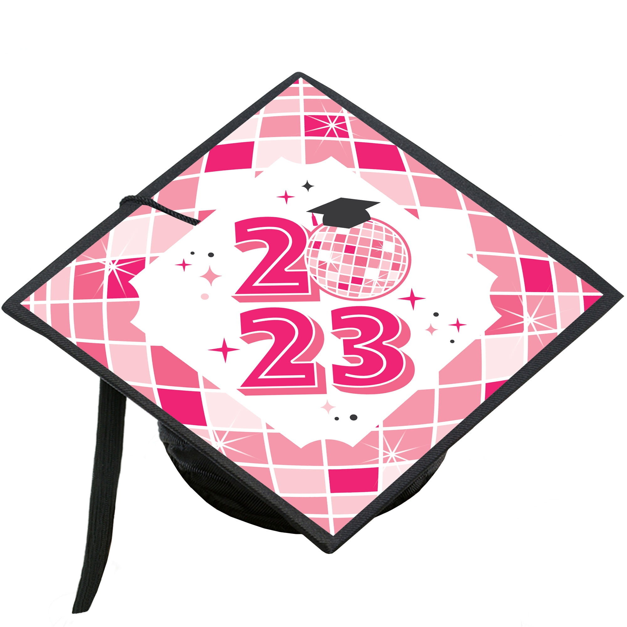Graduation Cap Background Pink