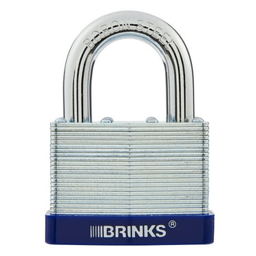 Brinks Solid Brass 40mm Keyed Padlock with 7/8in Shackle - Walmart.com