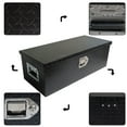 30 Inch Black Aluminum Trailer Tongue Tool Box Trailer Tongue Box Chest ...