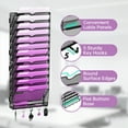 INTIGE 13-Tier Hanging File Organizer with Hooks Wall File Holder for ...