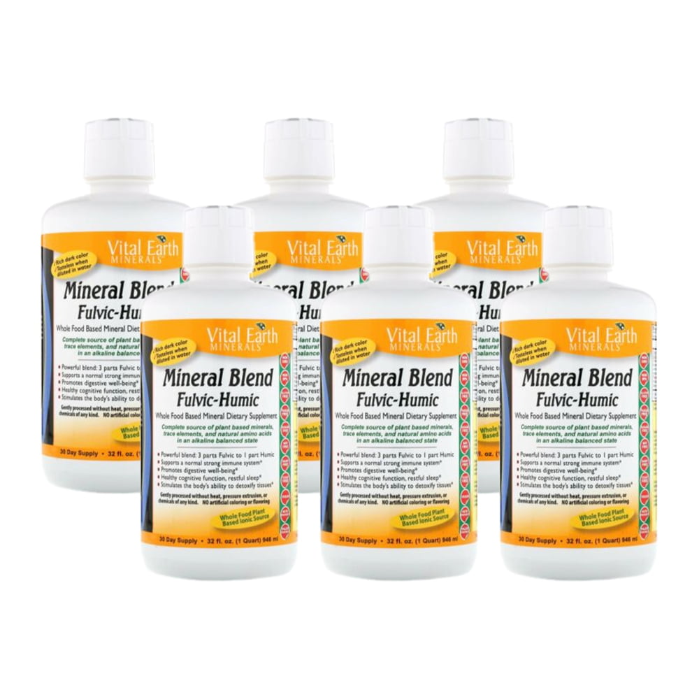 Vital Earth Minerals Mineral Blend Fulvic-Humic Multimineral Supplement ...