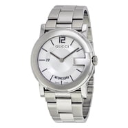 Gucci Women's G-Timeless Mother of Pearl Star 38mm Watch YA1264042 ...