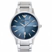 Emporio Armani Men's Quartz Analog White Dial Stainless Steel 50m Watch ...