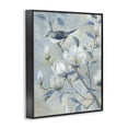Stupell Industries Blue Bird in Magnolia Tree Black Framed Giclee Art ...