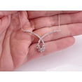 2.50CT Round Cut Simulated Diamond 925 Silver Drop Bar Necklace 14K ...