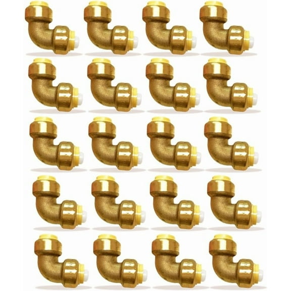 Interstate Pneumatics FST66E-5PK Brass Street Pipe Elbow Fitting 3/8 ...