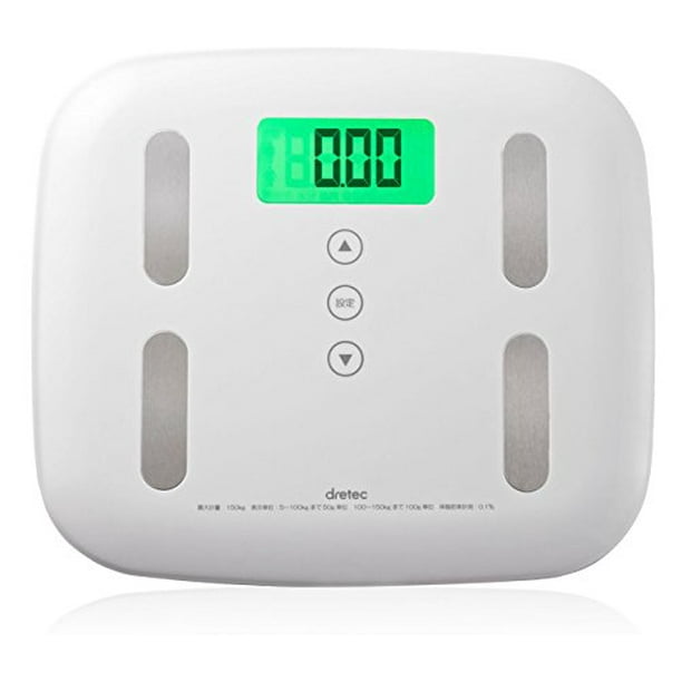 Dretec Weight Scale Body Scale Pietra Plus White BS-238WT - Walmart.ca