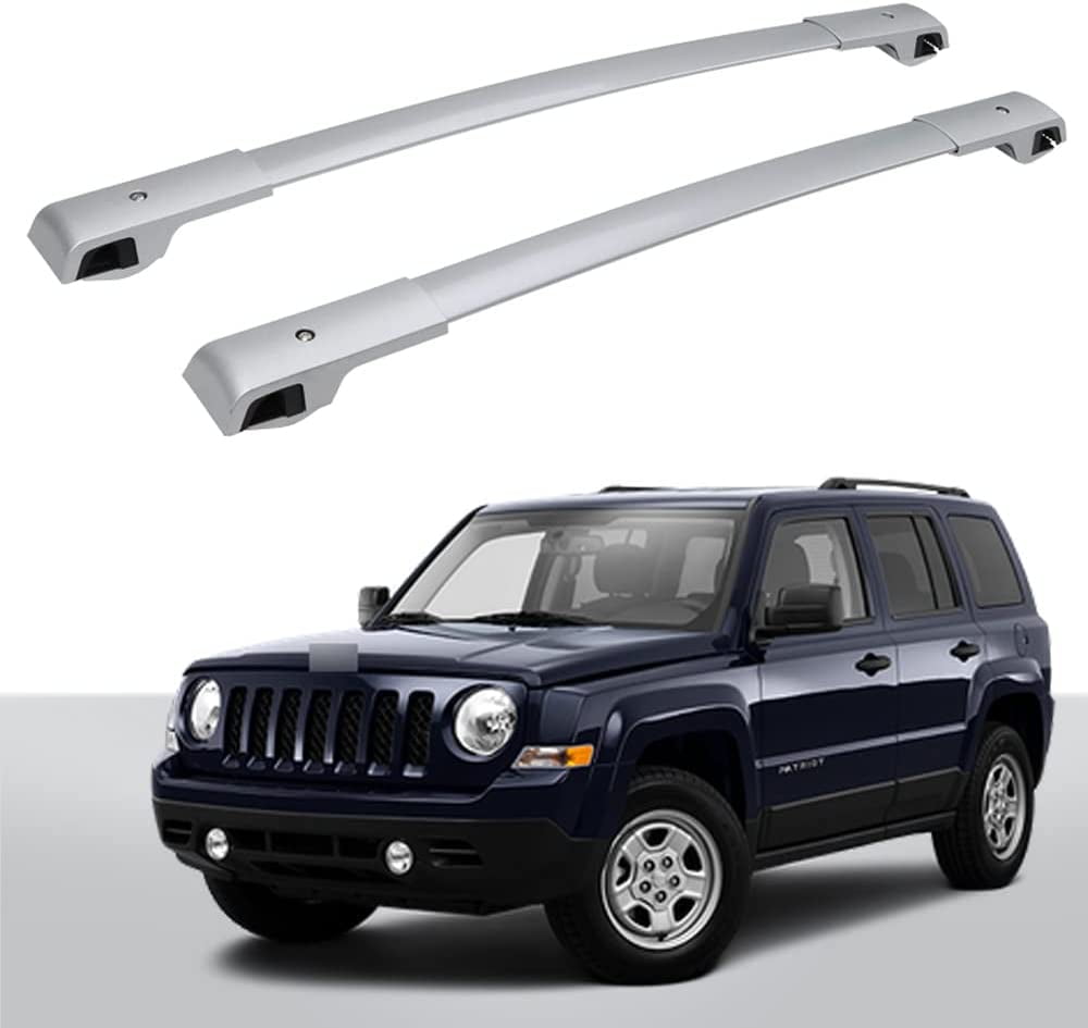 NIXFACE Cross Bars for Jeep Patriot 07-17 Roof Rack Cargo Carrier ...