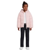 Swiss Tech Girls Heavyweight Puffer Coat, Sizes 4-18 & Plus - Walmart.com