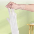 100 Pairs Household Protective Gloves, Transparent Disposable Gloves ...