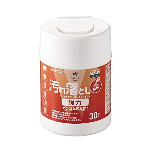 ELECOM wet tissue cleaner strong 30 pieces dirt to remove baking soda ...