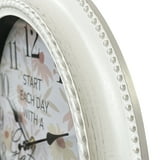 Mainstays Sentiments 12" Analog Wall Clock Quartz Movement Battery ...