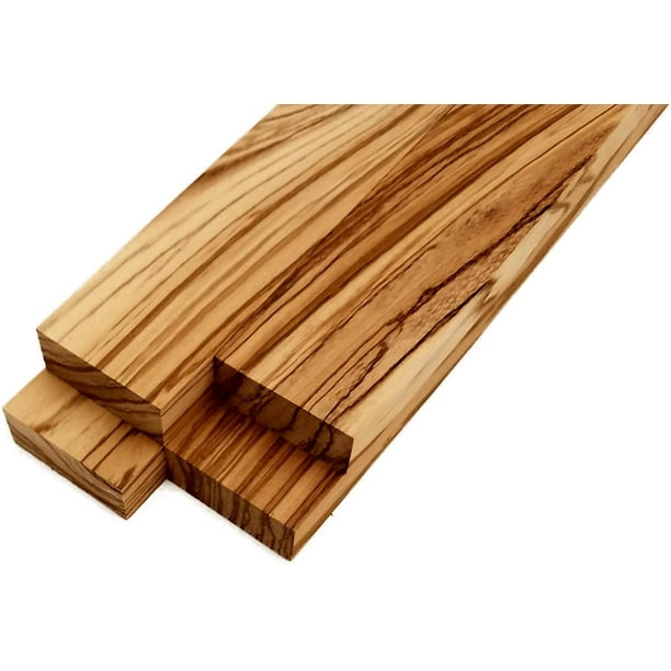 Zebrawood Lumber Board - 3/4" x 2" (4 Pcs) - Walmart.com