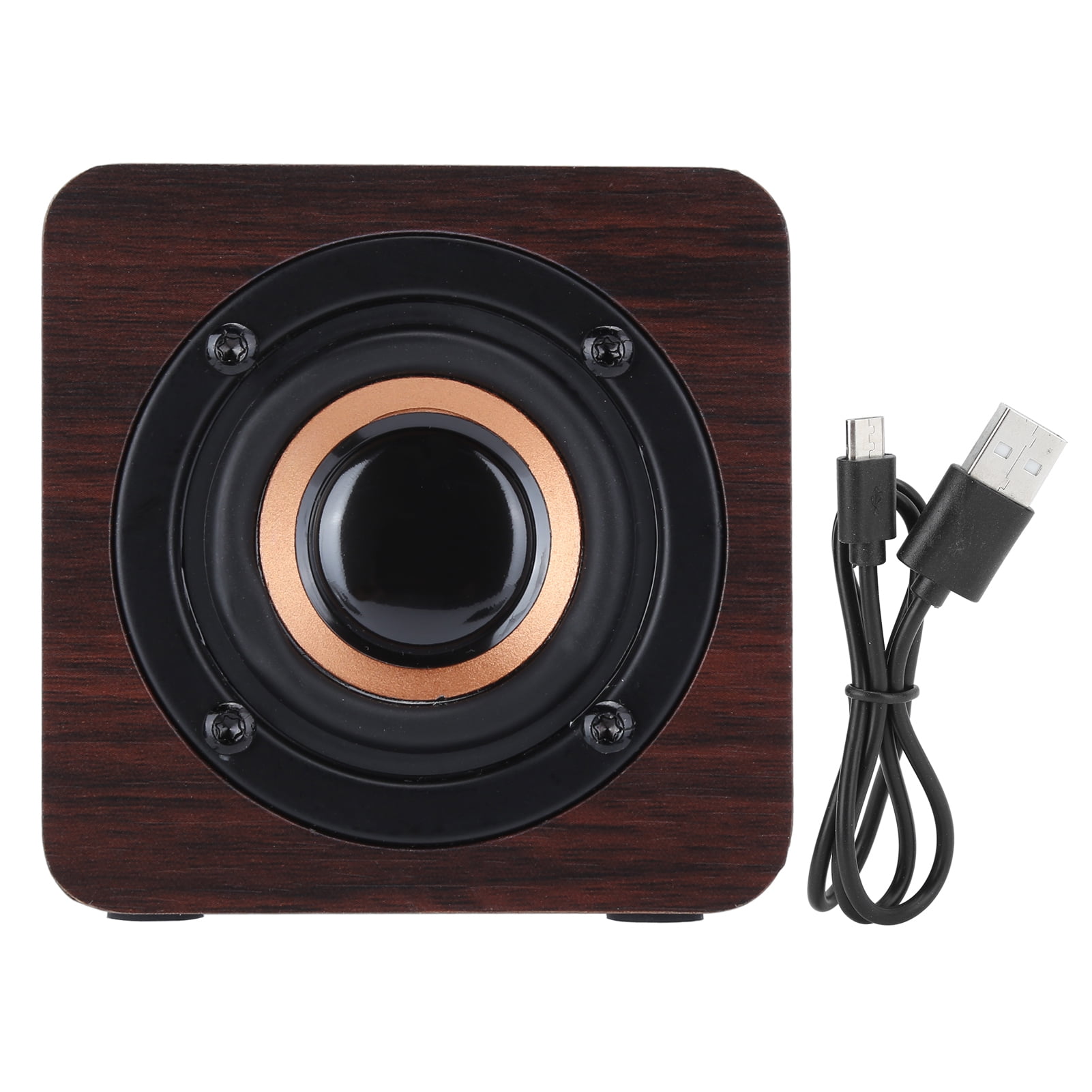 HI-FI Audio Walnut Color Woodiness Bluetooth Speaker, Portable ...