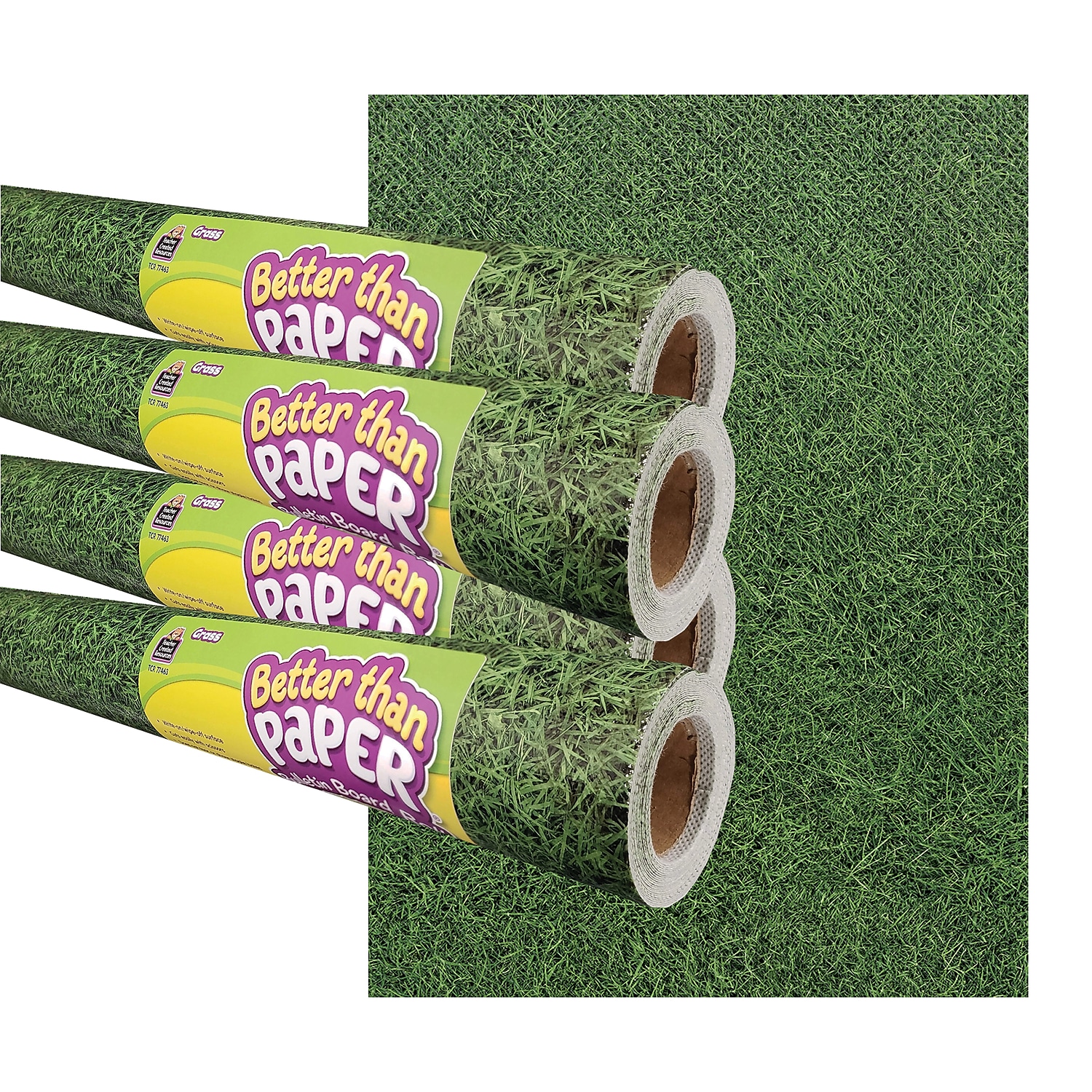Teacher Created Resources Grass Better Than Paper Bulletin Board Roll ...