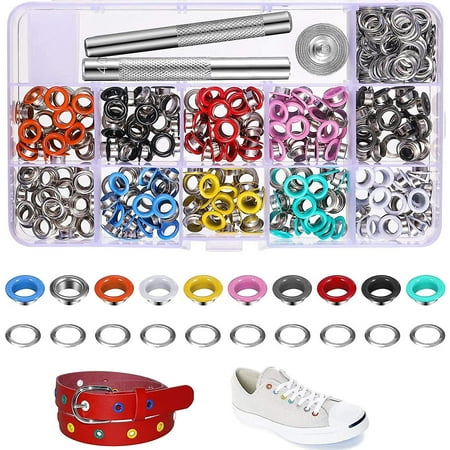 300 Pcs 5mm Sewing Eyelet Metal Eyelet Kit, Metal Eyelet Grommets Kit ...