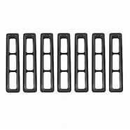 Rampage by RealTruck Grille for Jeep Wrangler YJ | Chrome, Steel | 7509 ...