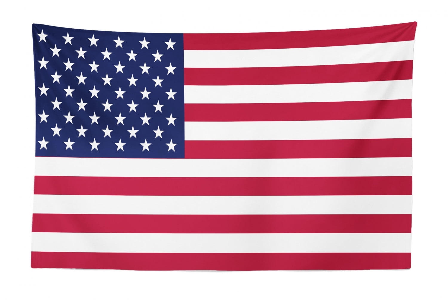 Fourth of July Tapestry, USA National Flag with Freedom Wording Stripes ...