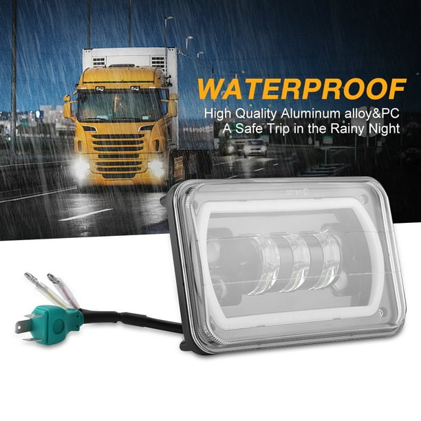 Truck LED Headlight,Truck 4"*6" LED Headlight Truck Headlight Truck Square Headlight Compact and ...