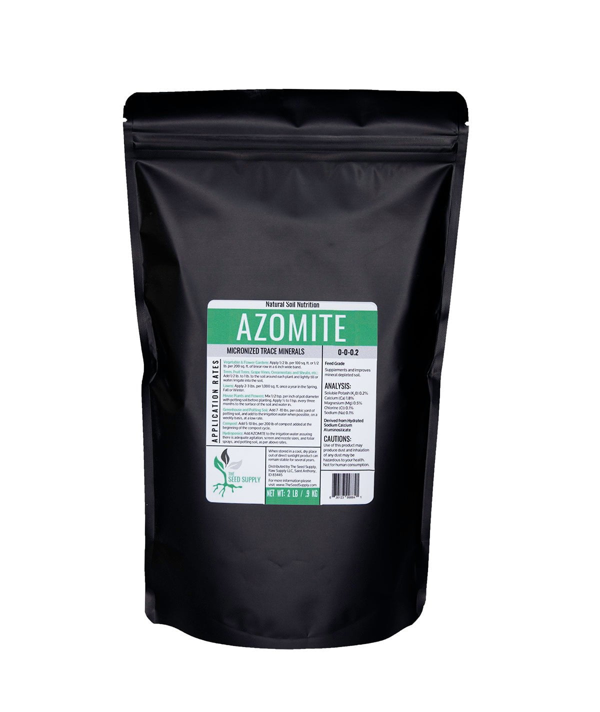 2 Pounds Micronized Azomite Trace Mineral Fertilizer Powder - Walmart.com