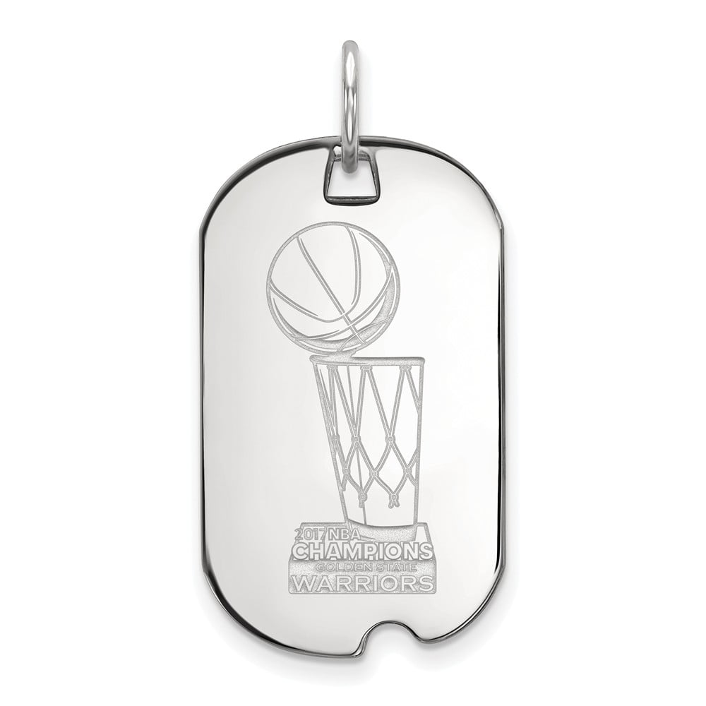 Solid 925 Sterling Silver Official NBA Warriors 2017 NBA Championship ...