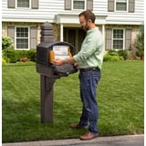 Step2 Lakewood Extra Large T4 Mailbox with Post Kit and Magnetic ...