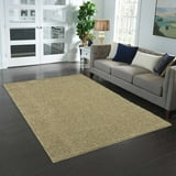 Mainstays Traditional Mushroom Tan Shag Indoor Area Rug, 5' x 7 ...