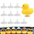Bluelans Rubber Duck Stand,10Pcs Rubber Duck Mount with Adhesive ...