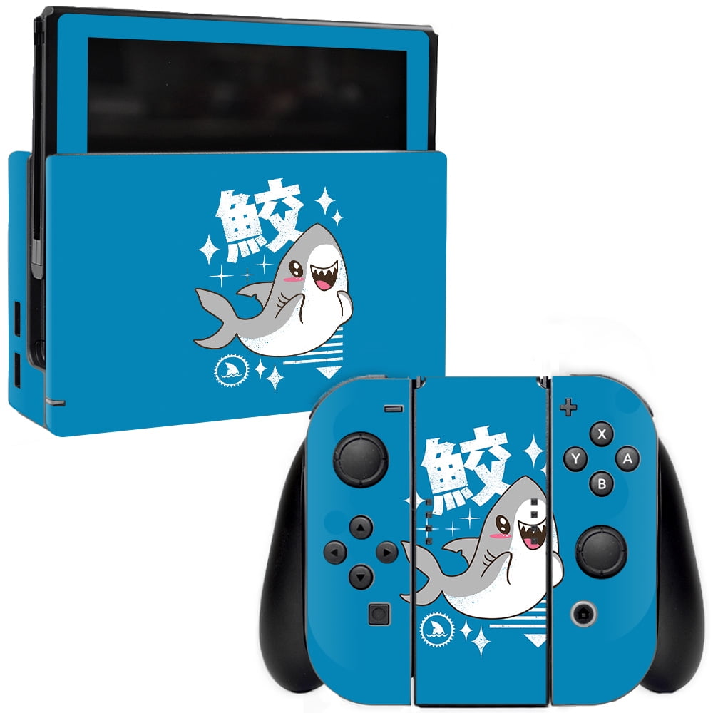 Skin Decal Wrap Compatible With Nintendo Switch Sticker Design Shark ...