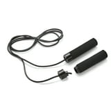 Athletic Works Adjustable Weighted Jump Rope, 9 ft, Black, with Foam ...